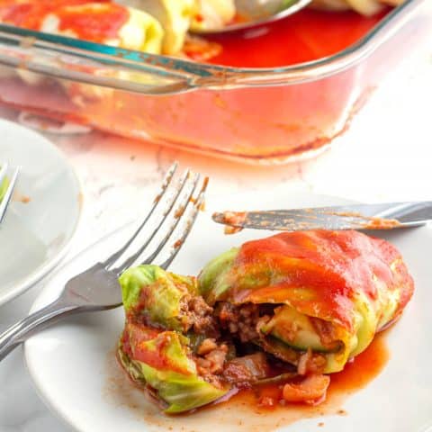Low Carb Keto Cabbage Rolls Recipe without Rice • Low Carb Nomad