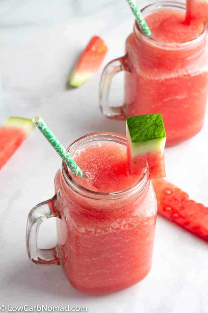 Watermelon White Claw Slushie • Low Carb Nomad