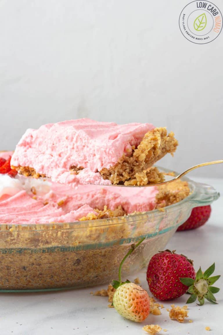 Keto Strawberry Pie • Low Carb Nomad