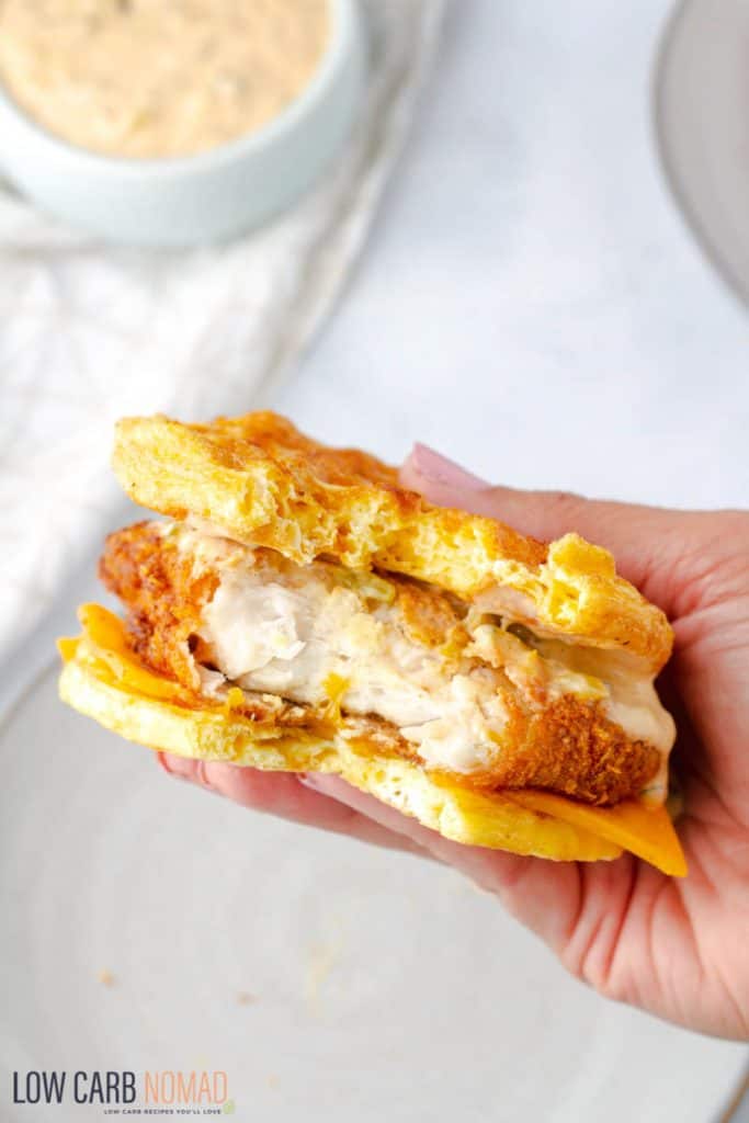 Keto Fried Fish Sandwich - Only 4g Carbs! • Low Carb Nomad