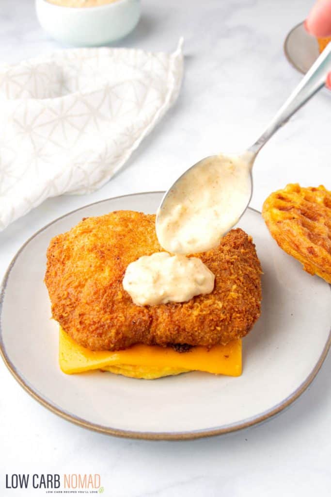 Keto Fried Fish Sandwich - Only 4g Carbs! • Low Carb Nomad