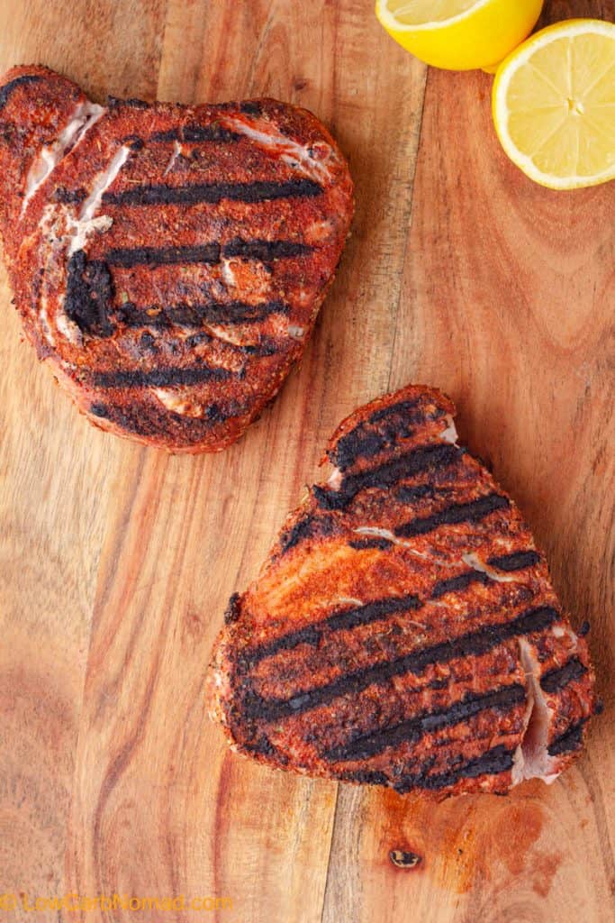 Grilled Blackened Tuna Steaks • Low Carb Nomad