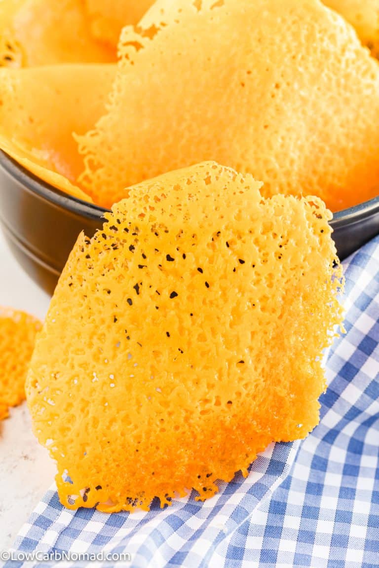 Keto Cheese Chips Recipe • Low Carb Nomad