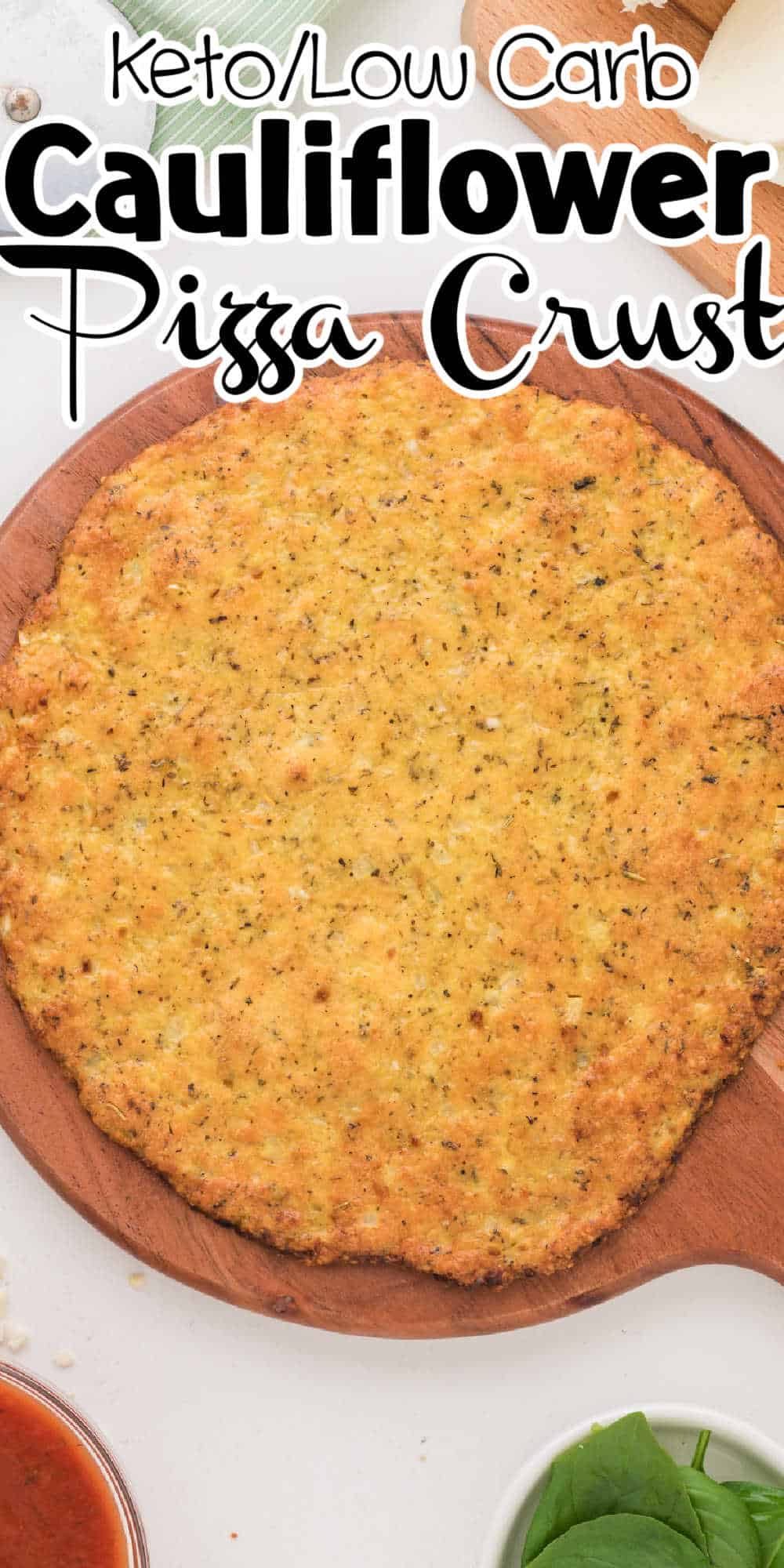 Cauliflower Pizza Crust Recipe • Low Carb Nomad