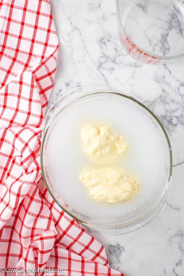 Homemade Keto Butter made with a Stand Mixer