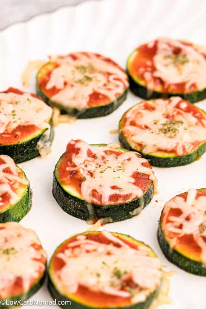Zucchini Pizza Bites Recipe • Low Carb Nomad